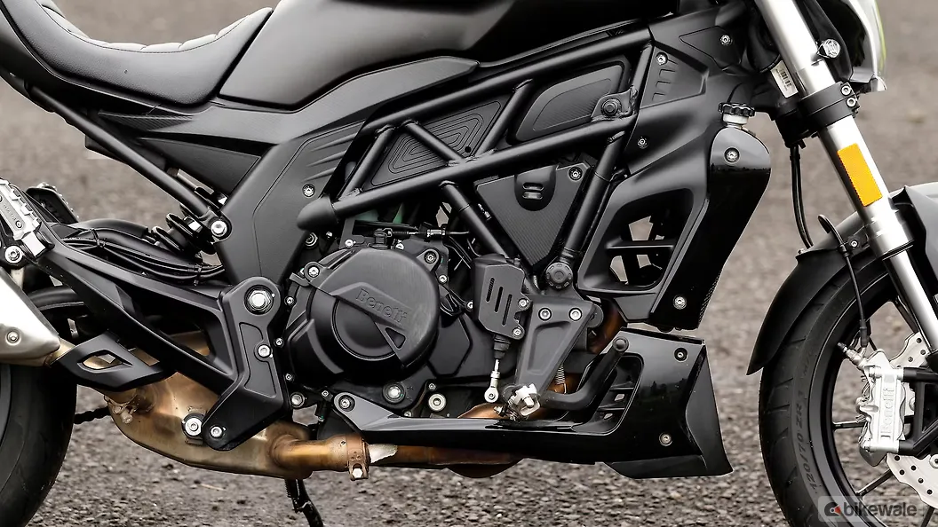 Benelli 502C Engine From Left Image – BikeWale