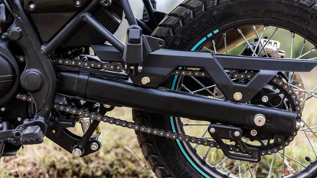 Royal Enfield Scram 411 Rear Wheel Image – BikeWale