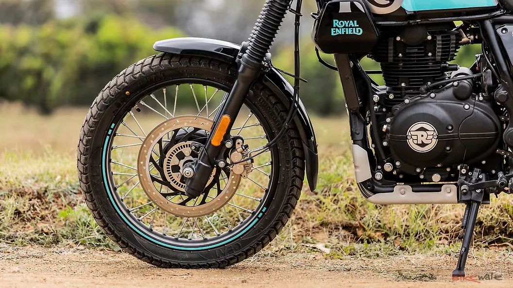 Royal Enfield Scram 411 Front Wheel Image – BikeWale