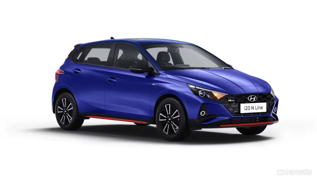 Hyundai i20 N Line Thunder Blue Colour - CarWale