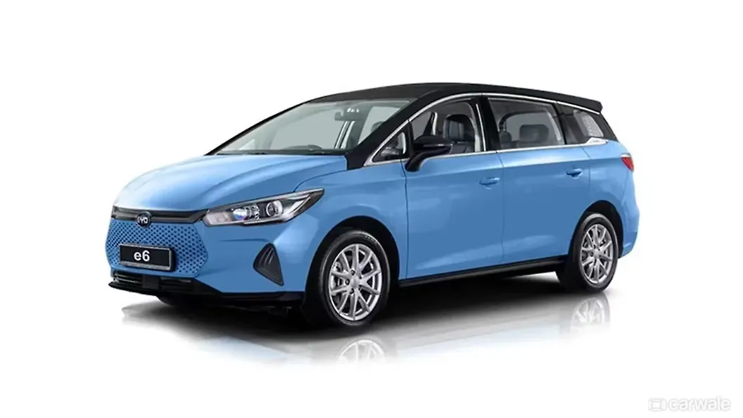 BYD e6 Blue Colour - CarWale