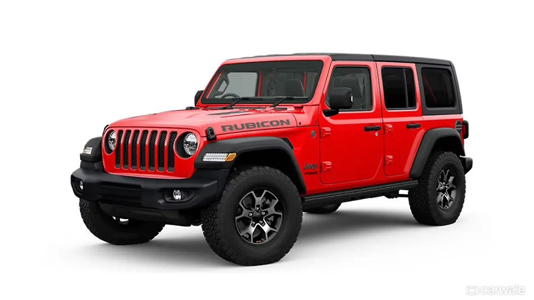 Jeep Wrangler Rubicon Firecracker Red Colour - CarWale