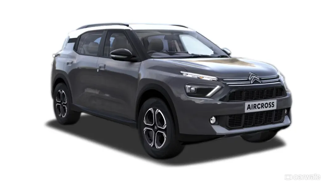 Citroen Aircross Platinum Grey with Polar White roof Colour - CarWale