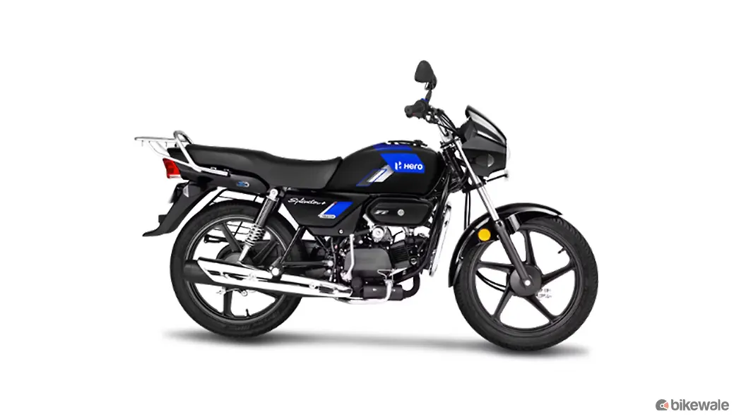 Hero Splendor Plus Xtec BLACK WITH GREENISH YELLOW Colour, Splendor ...