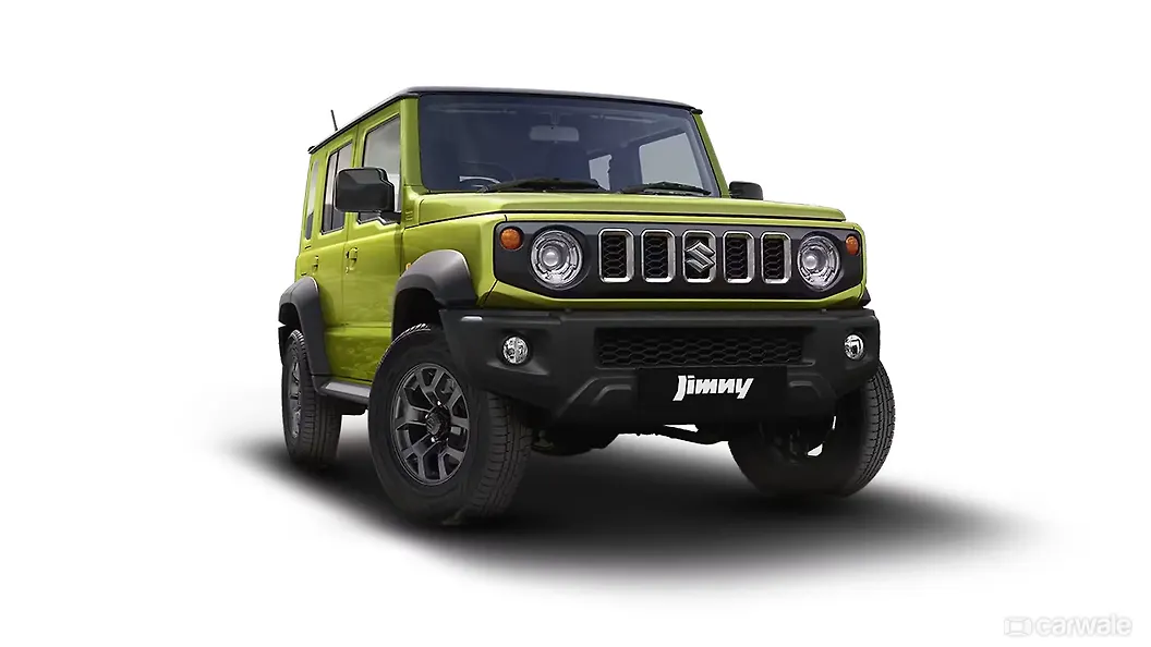 Jimny Kinetic Yellow with Bluish Black Roof Colour - CarWale