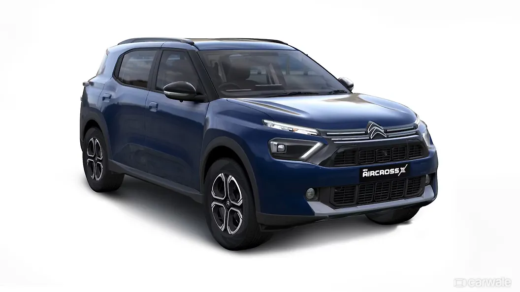Citroen Aircross X Cosmo Blue With Polar White roof Colour - CarWale