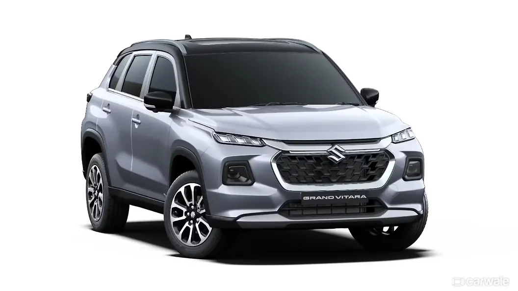 Grand Vitara Splendid Silver + Black Colour - CarWale