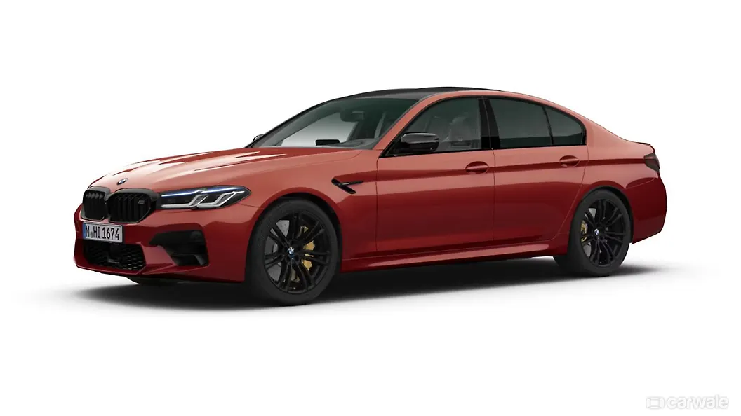 BMW M5 Aventurine Red Metallic Colour - CarWale