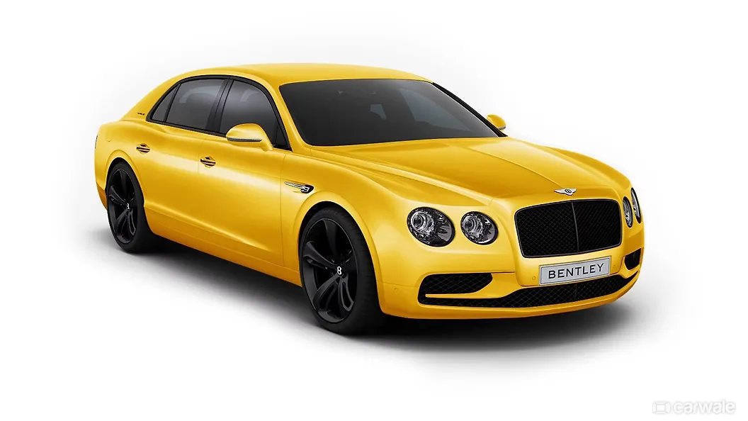 Bentley Continental Flying Spur Monaco Yellow Colour - CarWale