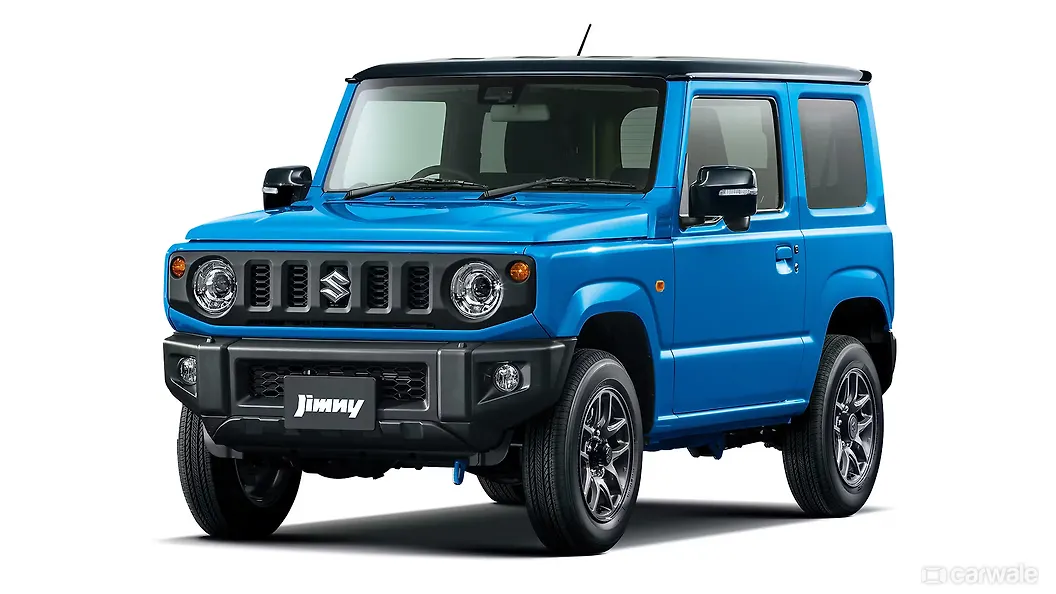 Jimny Brisk Blue Metallic with Black Roof Colour - CarWale