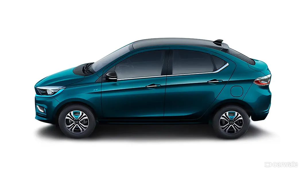 Tata Tigor EV Signature Teal Blue Colour - CarWale