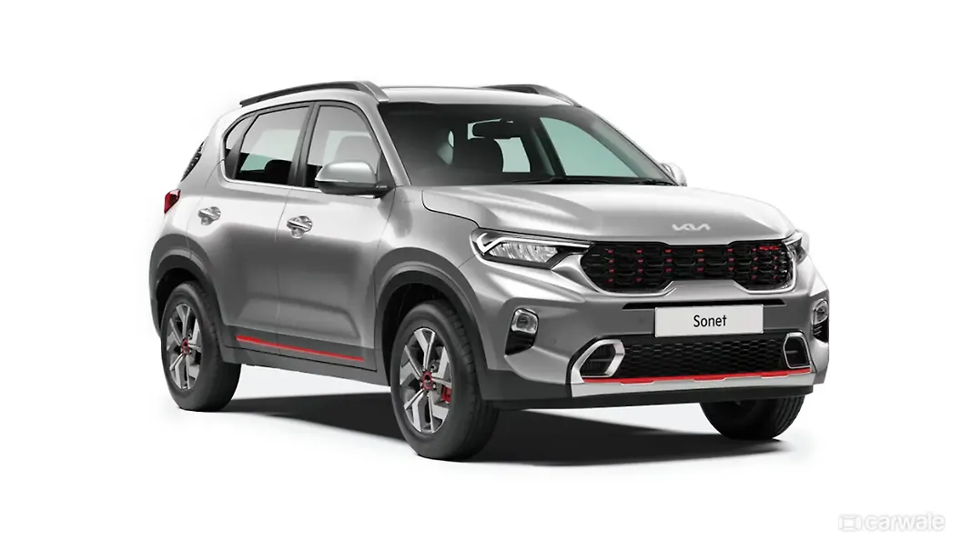 Kia Sonet Sparkling Silver Colour - CarWale