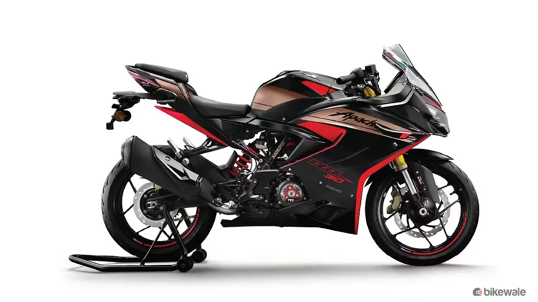 TVS Apache RR 310 Black Champagne Gold Livery Colour, Apache RR 310 ...