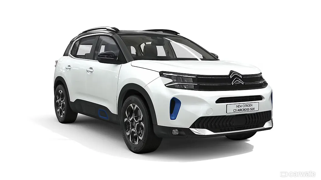 Citroen C5 Aircross Pearl White with black Roof Colour - CarWale