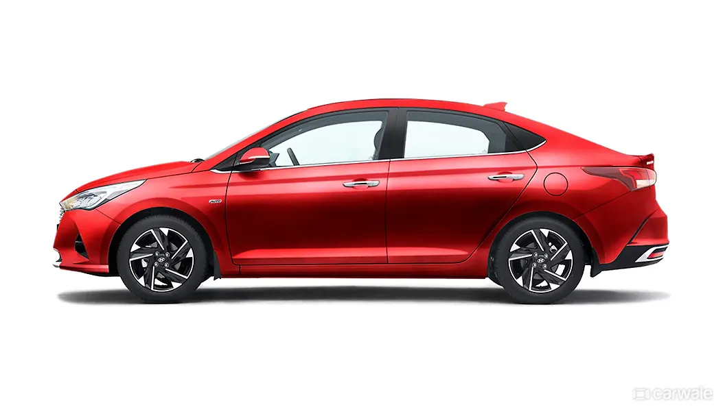 Hyundai Verna Fiery Red Colour - CarWale