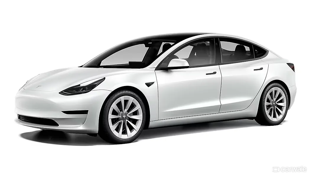 Tesla Model 3 Pearl White Multi-Coat Colour - CarWale