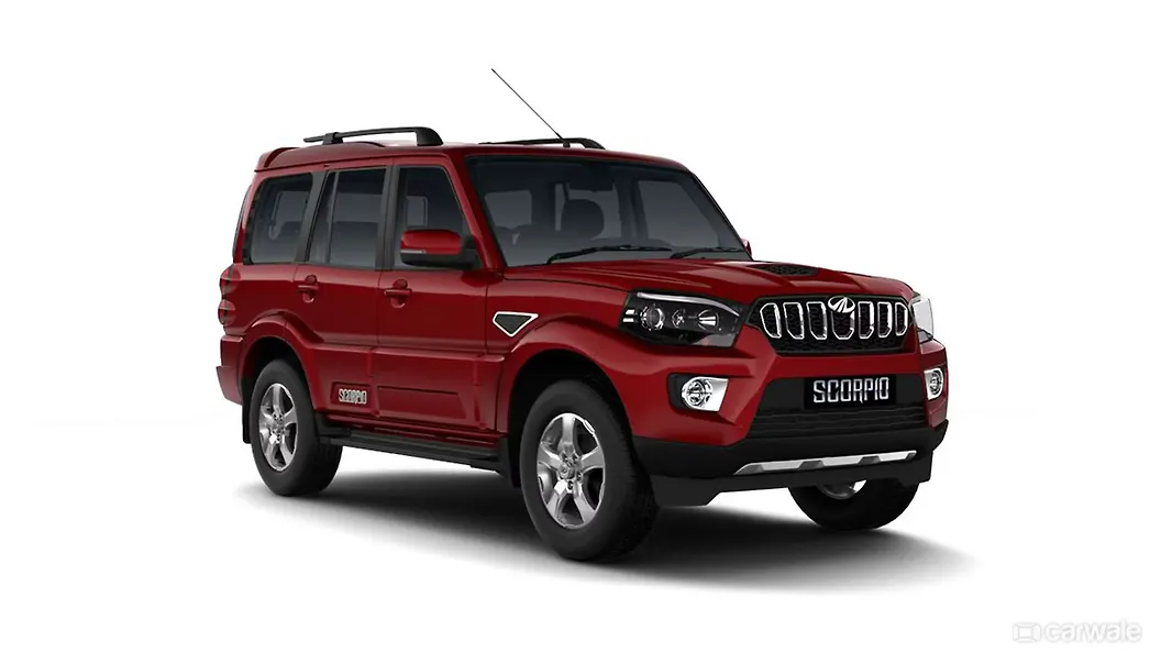 Mahindra Scorpio 2021 Molten Red Colour - CarWale