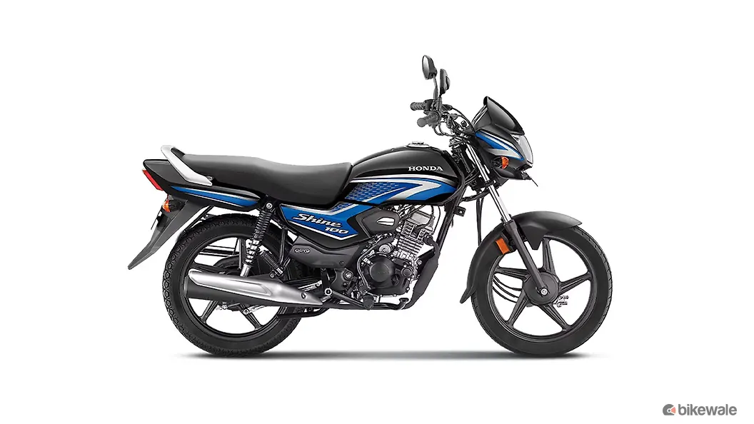 Honda Shine 100 Blue with Black Colour, Shine 100 Colours in India ...