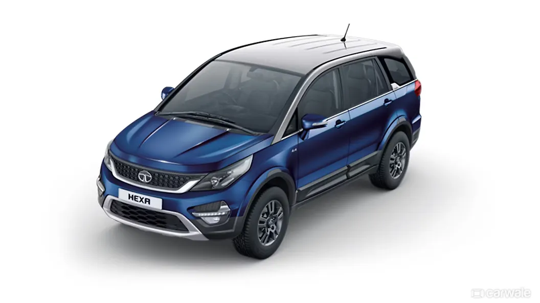 Tata Hexa Arizona Blue Colour - CarWale