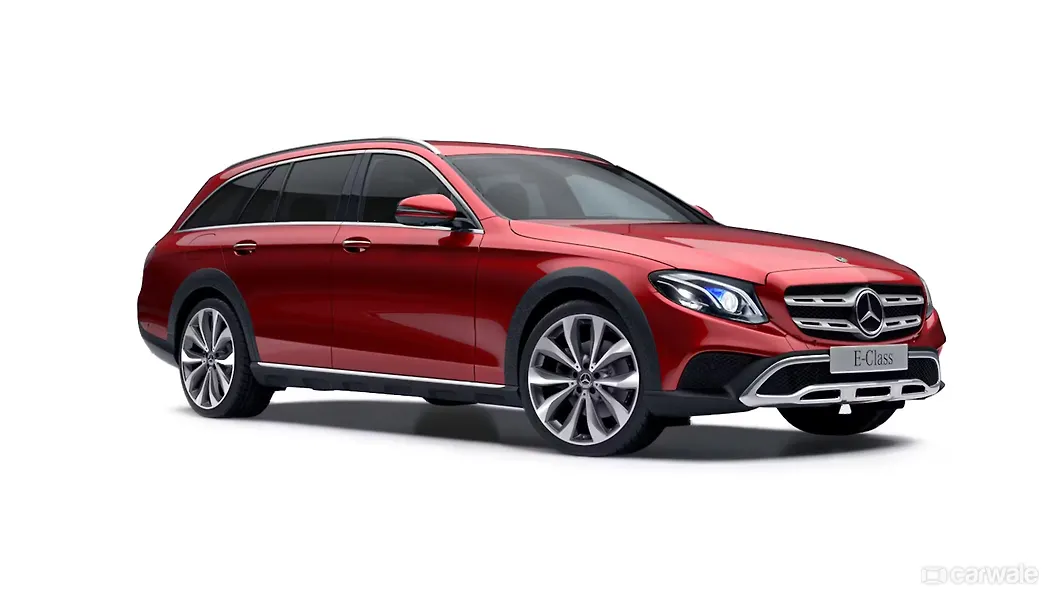 Mercedes-Benz E-Class All Terrain Designo Hyacinth Red Colour - CarWale