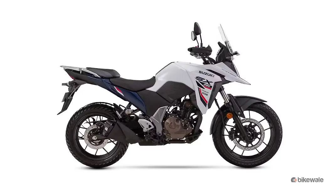 Suzuki V-Strom SX Pearl Glacier White + Metallic Mat Stellar Blue ...