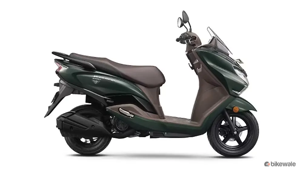 Suzuki Burgman Street 125 Pearl Matte Shadow Green Colour, Burgman ...