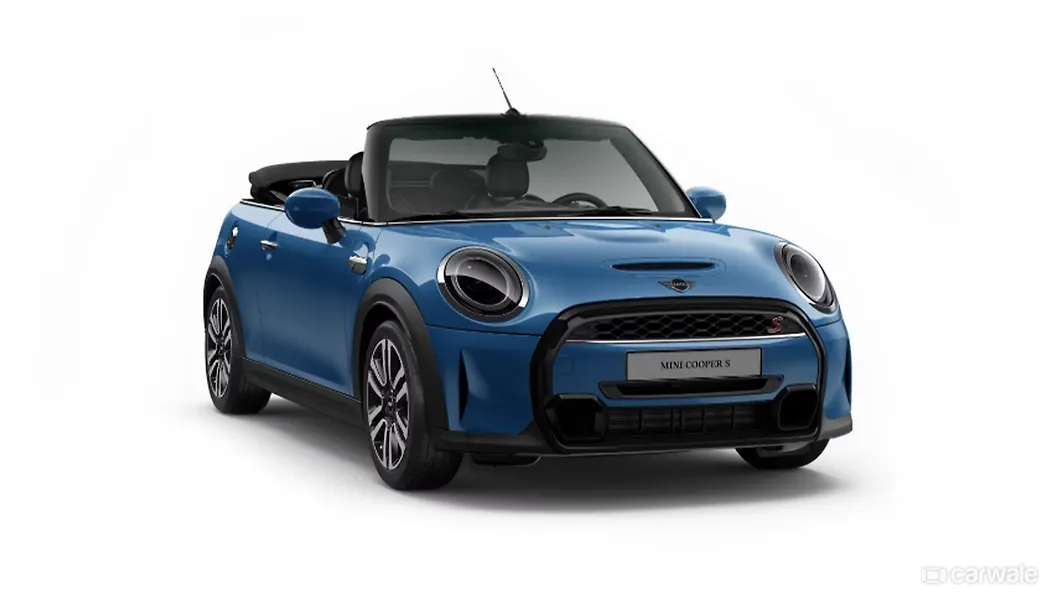 MINI Cooper Convertible Island Blue Colour - CarWale