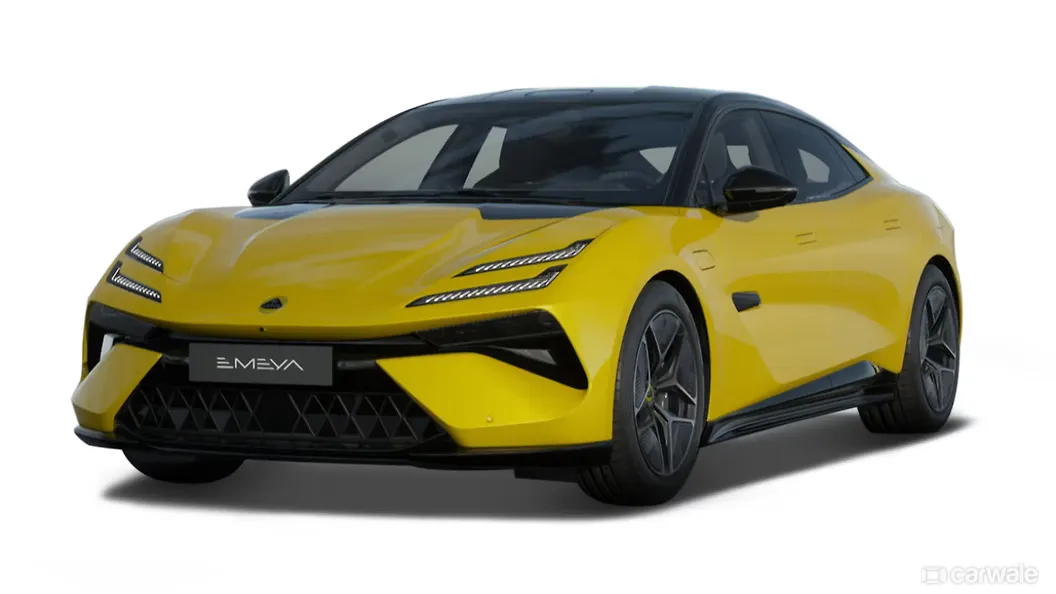 Lotus Emeya Solar Yellow Colour - CarWale