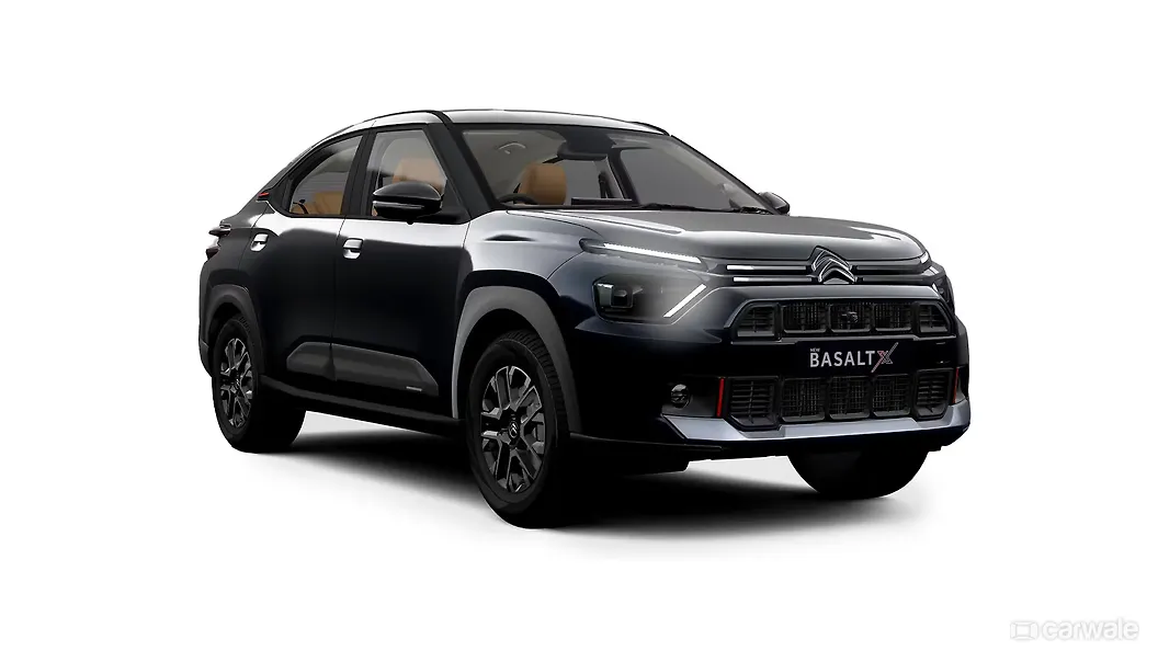 Citroen Basalt X Garnet Red with Perla Nera Black Roof Colour - CarWale