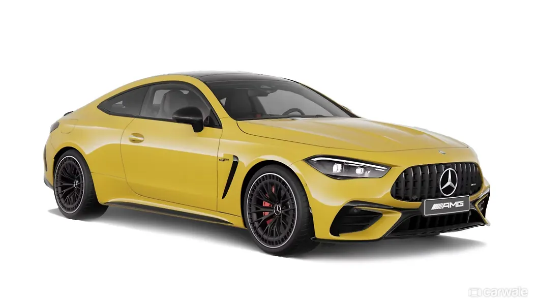 Mercedes-Benz AMG CLE Sun Yellow Colour - CarWale