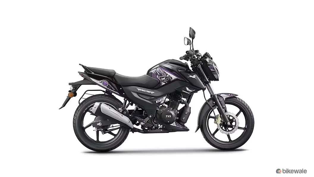 TVS Raider 125 Wicked Black (iGO) Colour, Raider 125 Colours in India ...