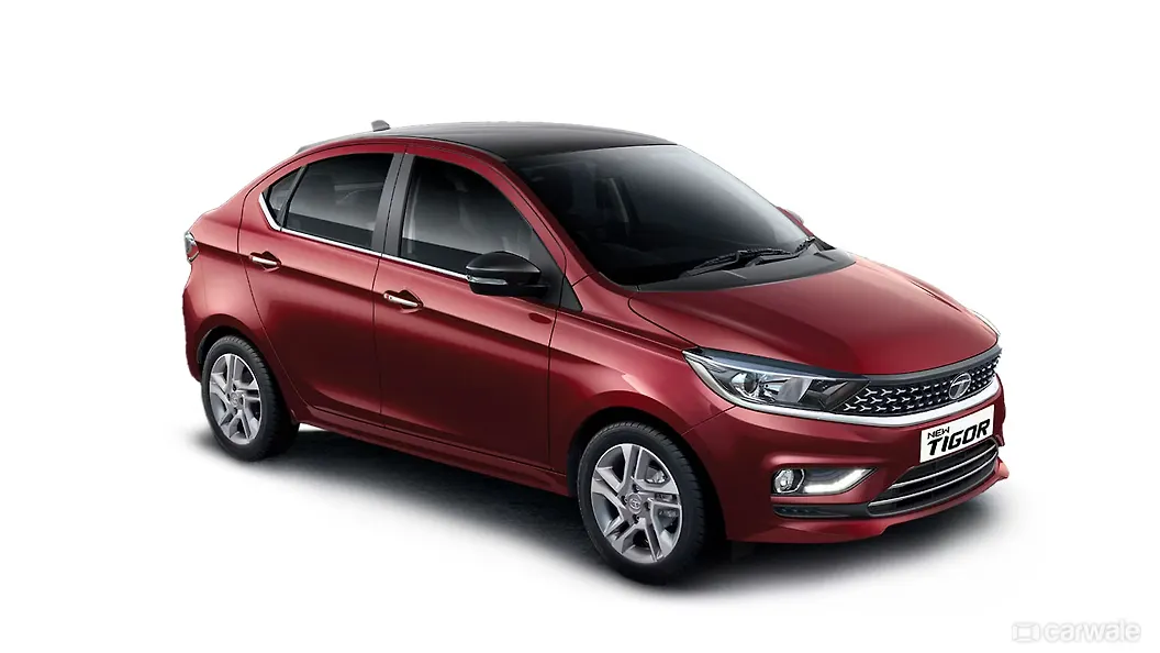 Tata Tigor Magnetic Red Colour - CarWale