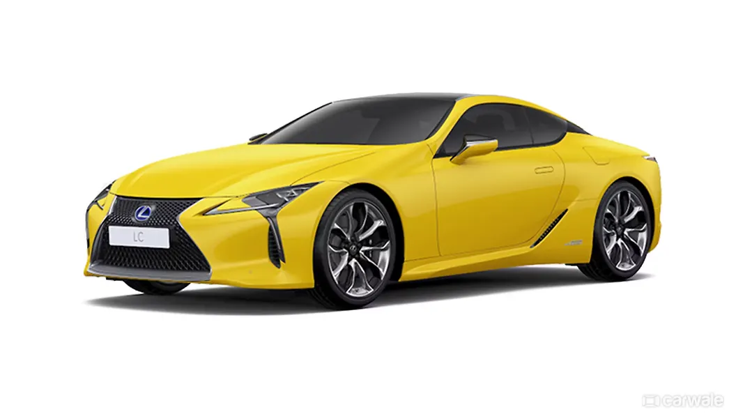 Lexus LC 500h Naples Yellow Contrast Layering Colour - CarWale