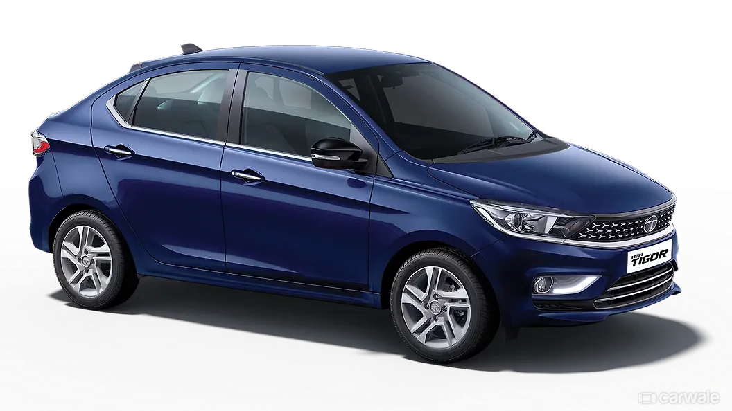 Tata Tigor Arizona Blue Colour - CarWale