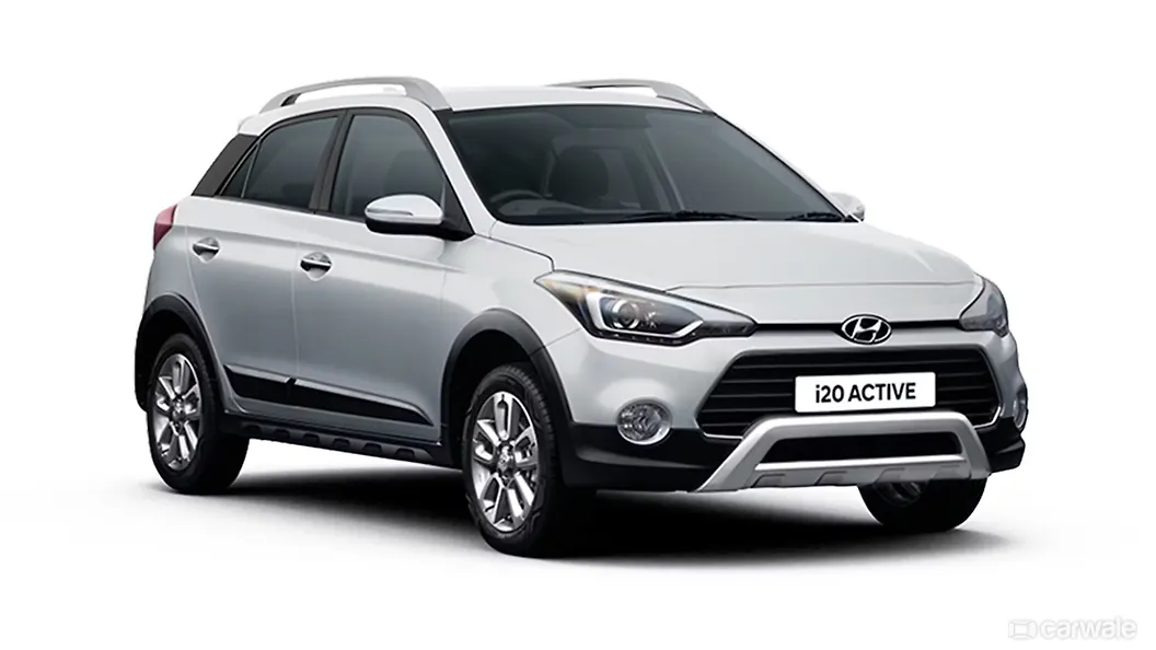 Hyundai i20 Active Typhoon Silver Colour - CarWale