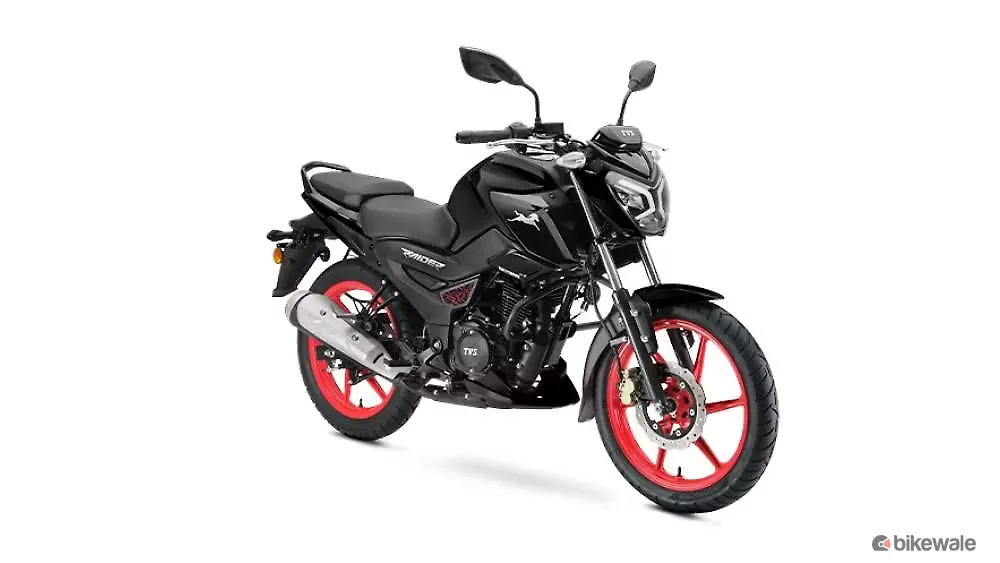TVS Raider 125 Wicked Black (iGO) Colour, Raider 125 Colours in India ...