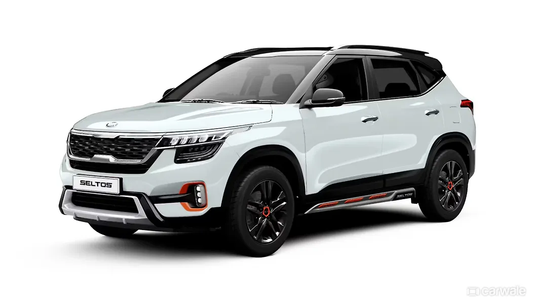 Kia Seltos [2019-2022] Glacier White Pearl/ Aurora Black Pearl Colour ...