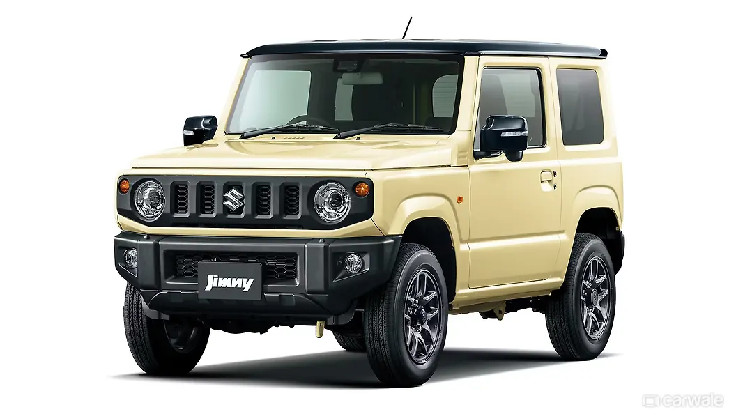 Jimny Chiffon Ivory Metallic with Black Roof Colour - CarWale