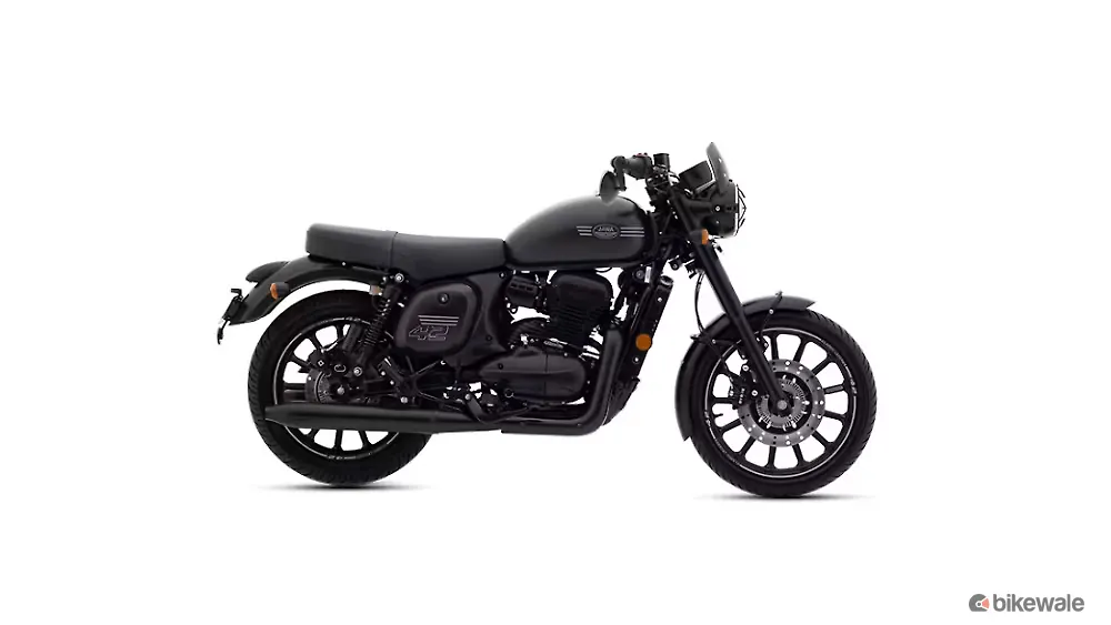 Jawa 42 All Star Black Matte Colour, 42 Colours in India – BikeWale