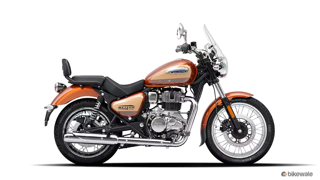 Royal Enfield Meteor 350 Sundowner Orange Colour, Meteor 350 Colours in ...