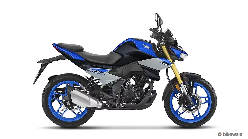 होंडा CB 125 Hornet Pearl Siren Blue with Athletic Blue Metallic कलर्स ...