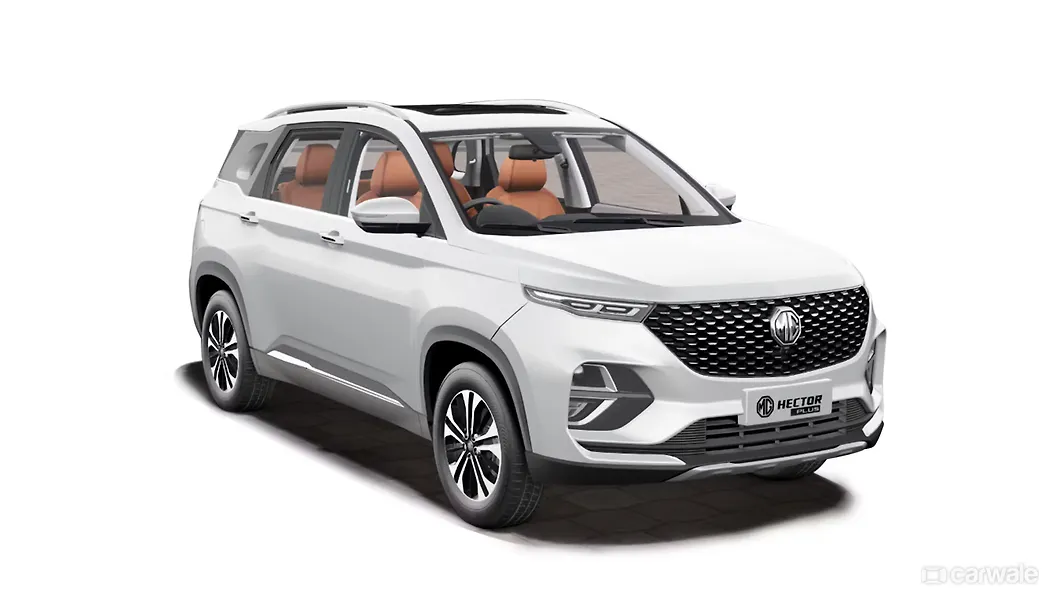 MG Hector Plus [2020-2023] Glaze Red with Starry Black Colour - CarWale