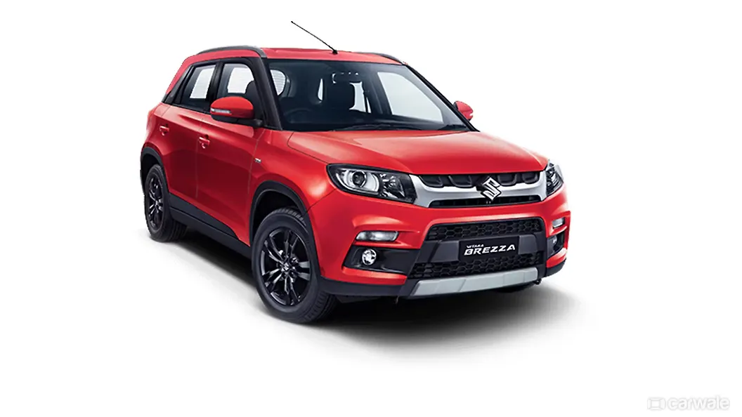 Vitara Brezza [2016-2020] Fiery Yellow/Pearl Arctic White Roof Colour ...