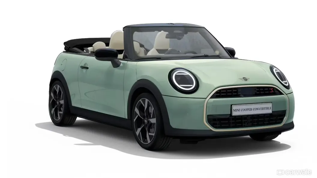 Mini Cooper S Convertible Ocean Wave Green Colour - CarWale