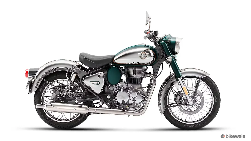 Royal Enfield Classic 350 Halcyon Black Colour, Classic 350 Colours in ...