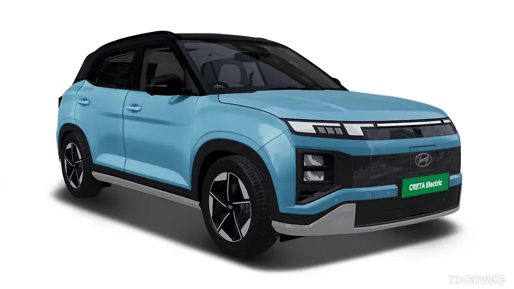 Hyundai Creta Electric Ocean Blue Metallic Colour - CarWale