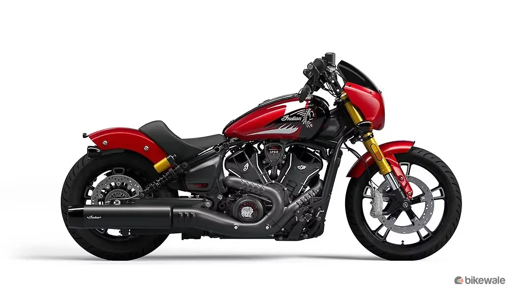 Indian 101 Scout Sunset Red Metallic with Graphics Colour, 101 Scout ...
