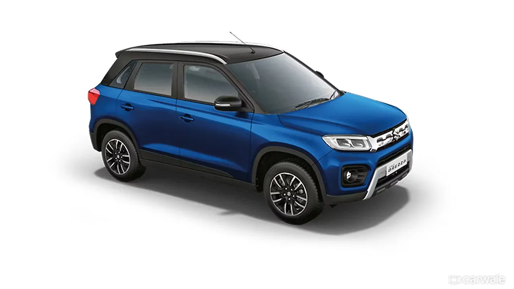 Vitara Brezza [2020-2022] Torque Blue with Midnight Black Roof Colour ...