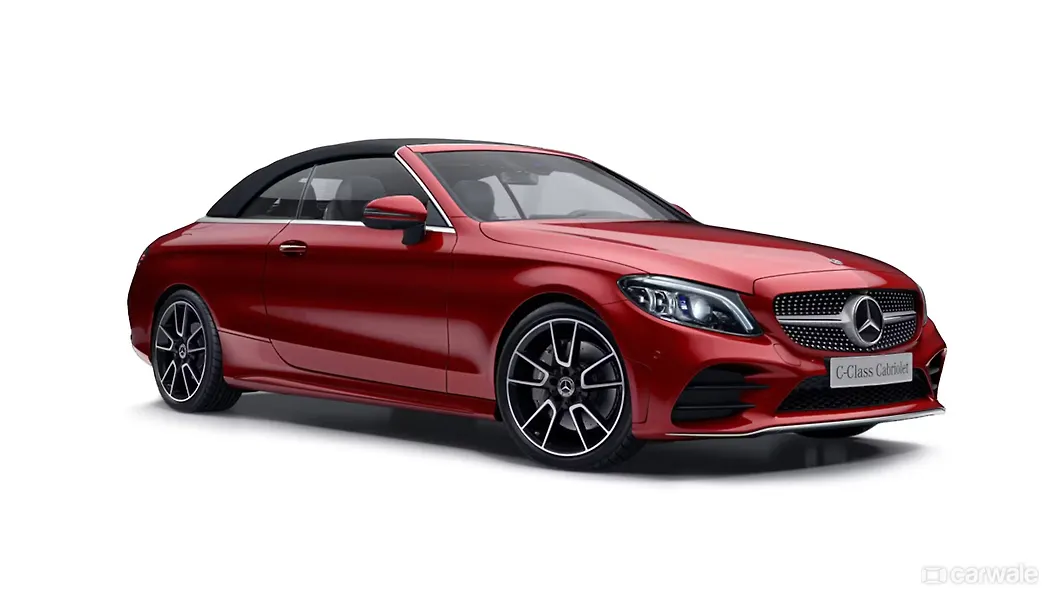 Mercedes-Benz C-Class Cabriolet Designo Hyacinth Red Colour - CarWale