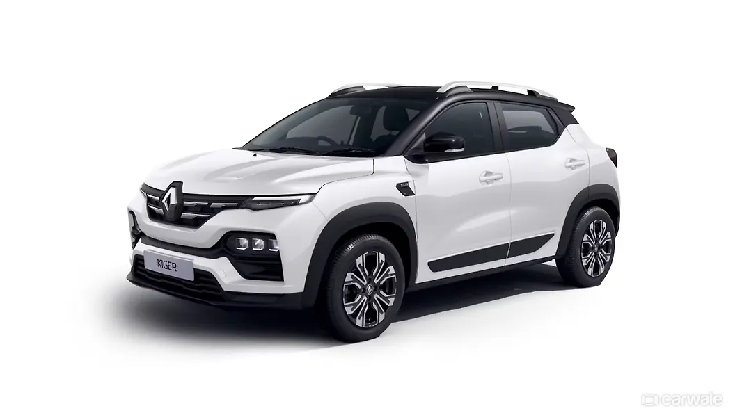 Renault Kiger [2021-2022] Ice Cool White with Black roof Colour - CarWale